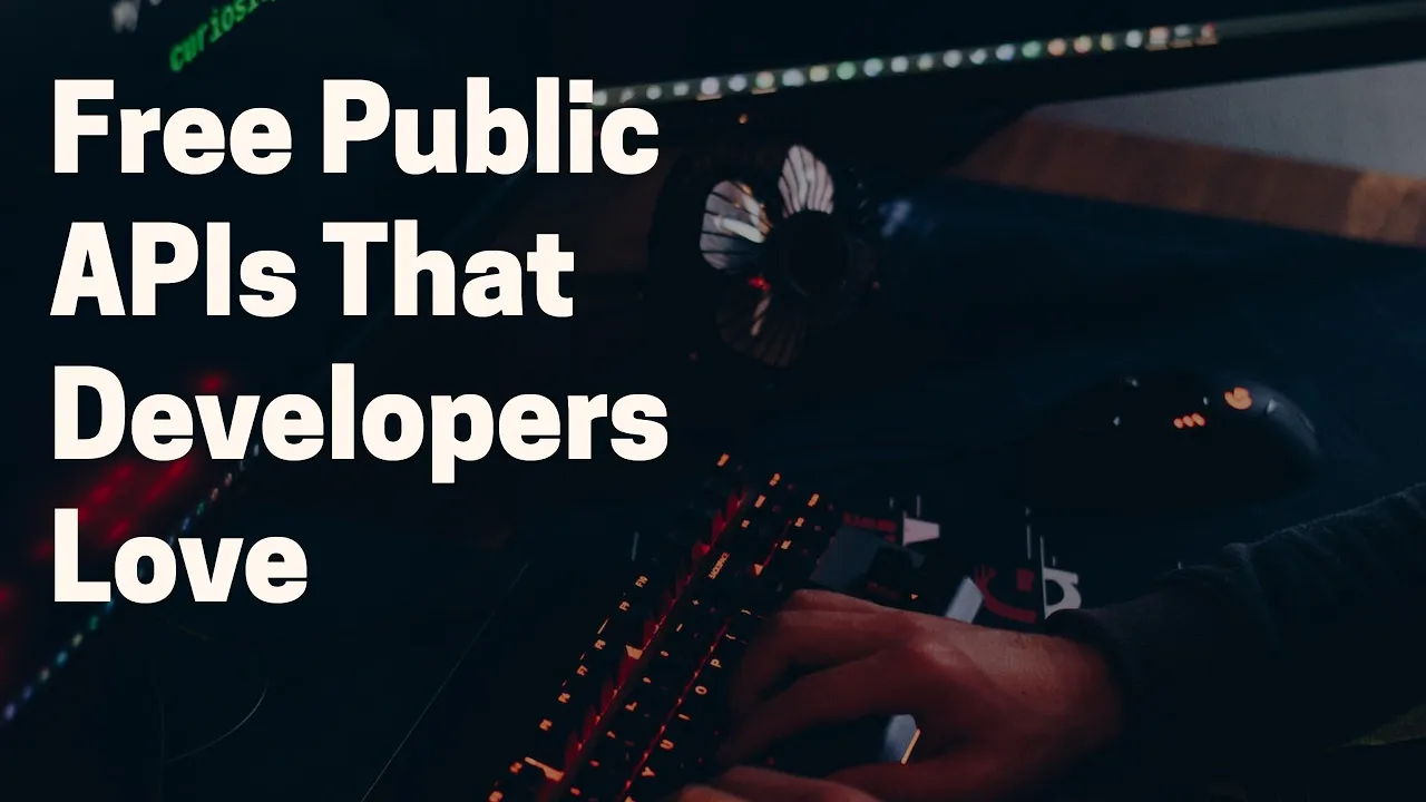 40 Free APIs for Your Next Project 2026 - Images, Weather, Finance, AI & More